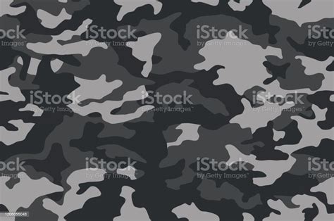 위장 패턴 다크 블랙 매끄러운 질감 벡터 카모 인쇄 배경입니다 추상적인 밀리터리 스타일 배경 위장에 대한 스톡 벡터 아트 및 기타 이미지 Istock