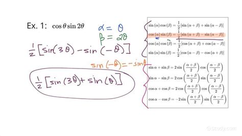 Solving Product To Sum And Sum To Product Identities With General Angles Trigonometry