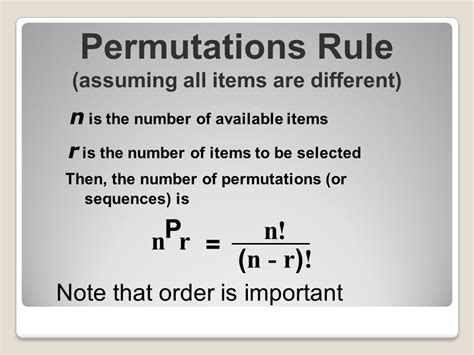 Permutations And Combinations Mind Map