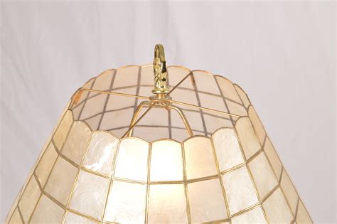 Classical Brass Lamp With Shell Shade Ebth