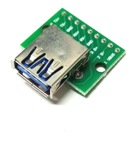 10 Pcs Módulo Adaptador Conector Usb Fêmea 3 0 Para Dip Parcelamento sem juros
