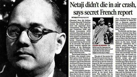 The Mystery And Conspiracy Theories Surrounding Netajis Death
