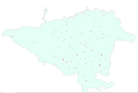 شیپ فایل Gis موقعیت شهرداری های شهر تهران جی ای اس آکادمی Gis Academy