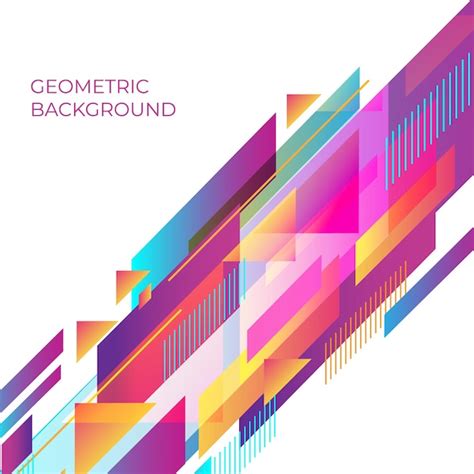 Premium Vector Abstract Geometric Vector Design Illustration Background