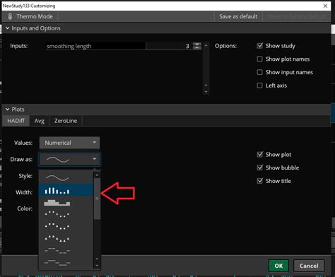 need help adding histogram usethinkscript community