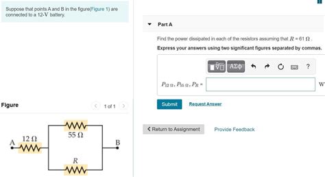 Solved Suppose That Points A And B In The Figure Figure 1 Chegg Com