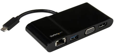 Startech Usb C Multiport Adapter For Laptops K Hdmi Or Vga Gbe Usb Ca