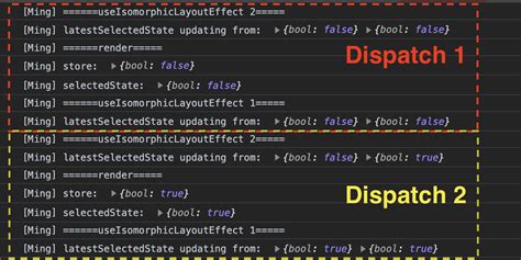 Dispatch More Than Once In Non Batched Update Cause Incorrect Result With Useselector Issue