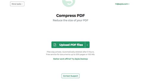 Compress PDF Online