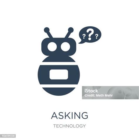 흰색 바탕에 아이콘 벡터를 요구 묻는 유행 가득 기술 컬렉션에서 아이콘 벡터 일러스트 레이 션 요청 0명에 대한 스톡 벡터 아트