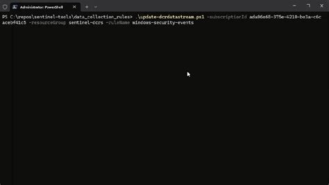 Sentinel Creating Data Collection Rules To Send To The Securityevent Table