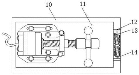 一种电机底座打磨夹具的制作方法