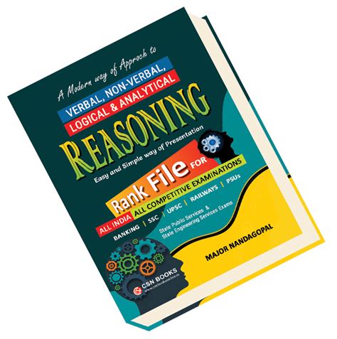 Verbal Non Verbal Logical And Analytical Reasoning Csn Books