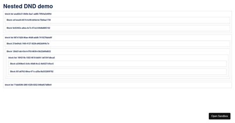 Nested Drag N Drop With React Beautiful Dnd Codesandbox