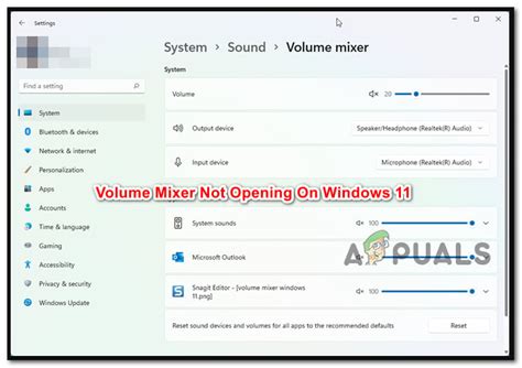 how to fix volume mixer not opening on windows 11