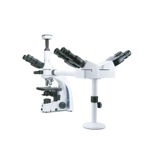 Mt 61 Th 3 Three Headed Trinocular Teaching Microscope Led Brightfield Biological Plan 4x 10x
