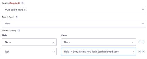 Create Entries Based On List Field Checkboxes And Multi Select