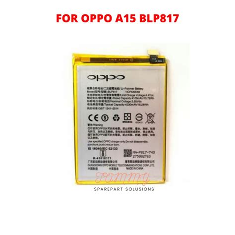 Jual Baterai Batre Oppo A Kualitas Original Shopee Indonesia