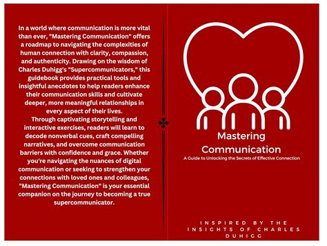 Mastering Communication A Guide To Unlocking The Secrets Of Effective