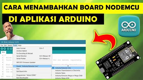 Cara Menambahkan Board Nodemcu Esp8266 Di Arduino Ide Youtube