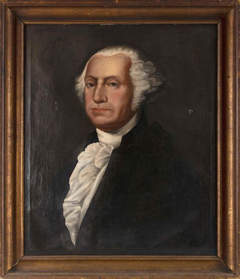 American School 19th Century Portrait Of George Washington Mutualart
