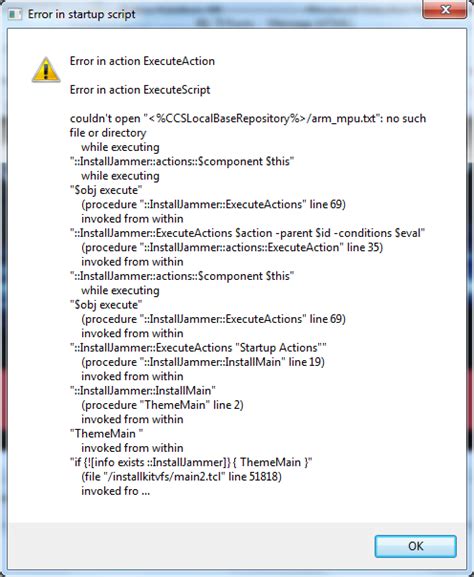 Update Issue Code Composer Studio Forum Code Composer Studio TI E E Support Forums