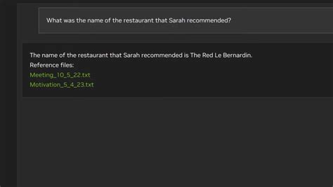 Nvidia S Chat With Rtx Is An Ai Chatbot That Runs Offline On Your Personal Files