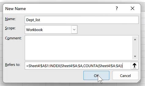 Excel Index Function