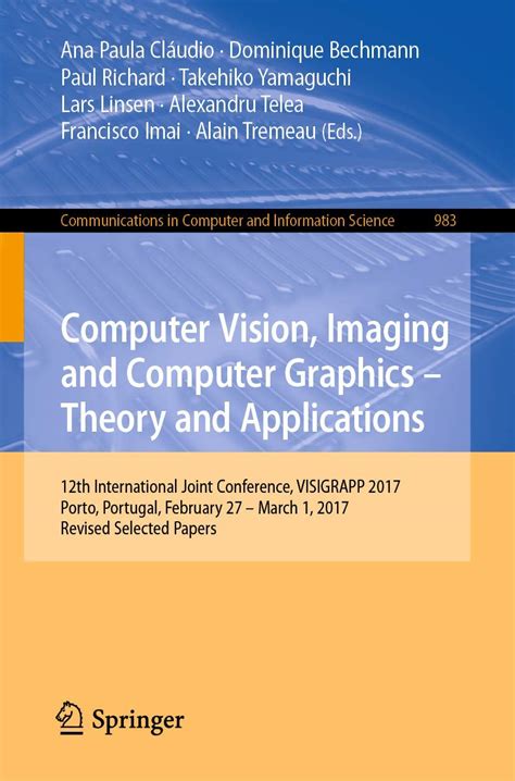 computer vision imaging and computer graphics theory and