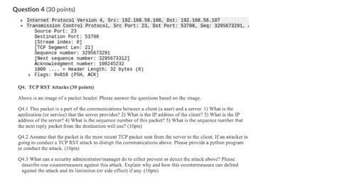 Q4 Tcp Rst Attacks 30 Points Above Is An Image Of