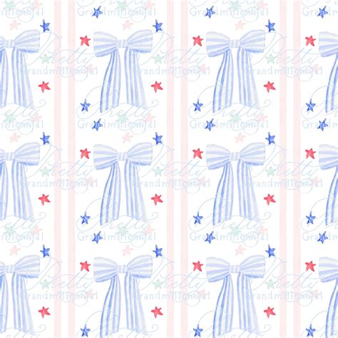 Patriotic Pattern 4th Of July Pattern Independence Day Pattern Usa