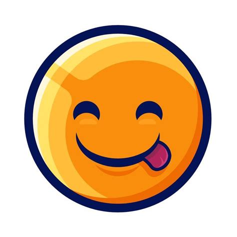 Smiley Face With A Tongue Emoji😋