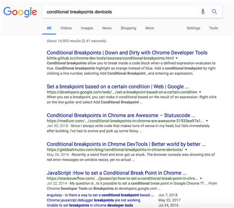 Create A Conditional Breakpoints Guide Issue 6543 Google WebFundamentals GitHub