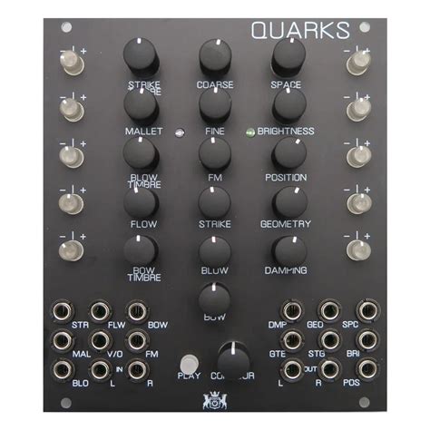 michigan synth works quarks eurorack resonator oscillator module elements black at signal sounds