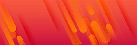 그라디언트 추상 오렌지 다채로운 복고풍 와이드 배너 디자인 배경 추상적인 다채로운 복고풍 기하학적 비즈니스 배너 배경 벡터 일러스트레이션 0명에 대한 스톡 벡터 아트 및