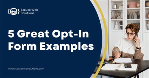 5 Great Opt In Form Examples Stoute Web Solutions