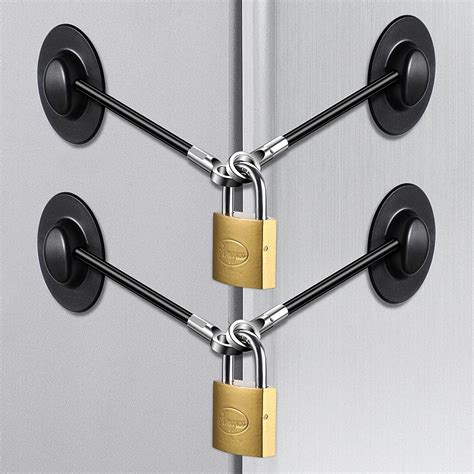 4 Pack Fridge Lock Refrigerator Locks With Keys Freezer Lock Cabinet