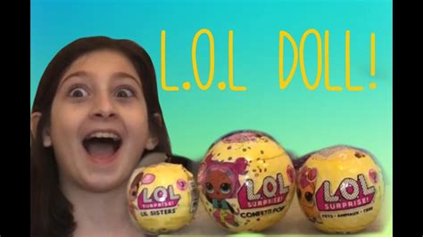 Lol Doll ლოლ სათამაშოს გახსნა 1ნაწილი Youtube