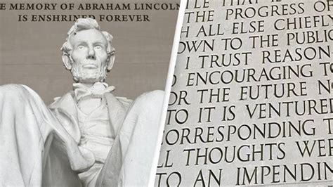Theres A Typo On The Lincoln Memorial But You Have To Look Very Closely