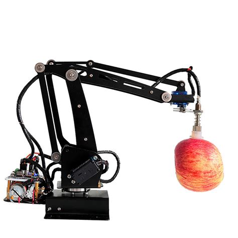 Finished 4 Dof Air Pump Palletizing Manipulator Robotic Arm With All Digital Servos Control For