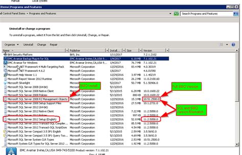 avamar sql 附掛程式 sql server 管理物件 （smo） 和共用語言執行階段 （clr） 套裝下載與安裝驗證檢查 dell 香港