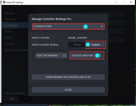 5 Steamvr Input Bindings — Sitwalk Documents 001 Documentation