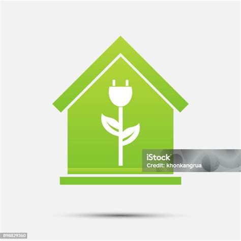 에코 하우스 아이콘입니다 녹색 집 생태 상징 또는 로고입니다 벡터 일러스트 레이 션 0명에 대한 스톡 벡터 아트 및 기타 이미지 0명 깨끗한 나무 Istock