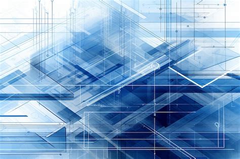 Blueprint Texture Background Premium AI Generated Image