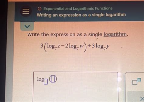 Exponential And Logarithmic Functions Writing Studyx
