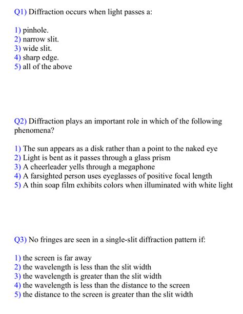 Diffraction