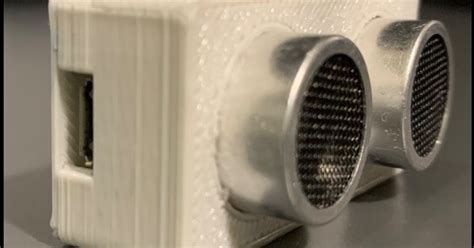 Ultrasonic Distance Sensor By Inaki Iturriaga Download Free Stl Model