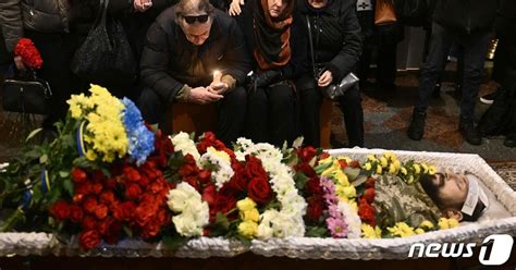 우크라이나 군인의 장례식