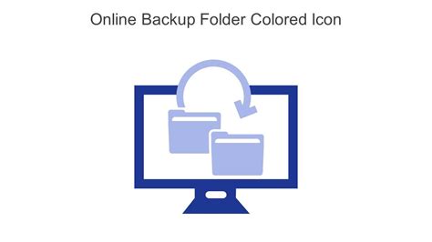 Online Backup Folder Colored Icon In Powerpoint Pptx Png And Editable
