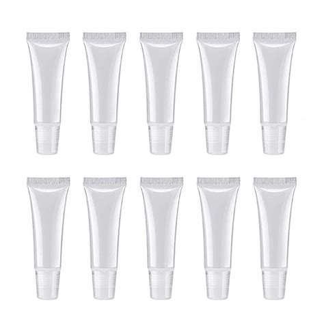 소프트 립 글로스 용기 빈 립 글로스 튜브 투명 리필 가능 립글로스 튜브 Diy 립 글로스 비즈니스 도구 10 개 5 Ml 10ml리필 병 Aliexpress